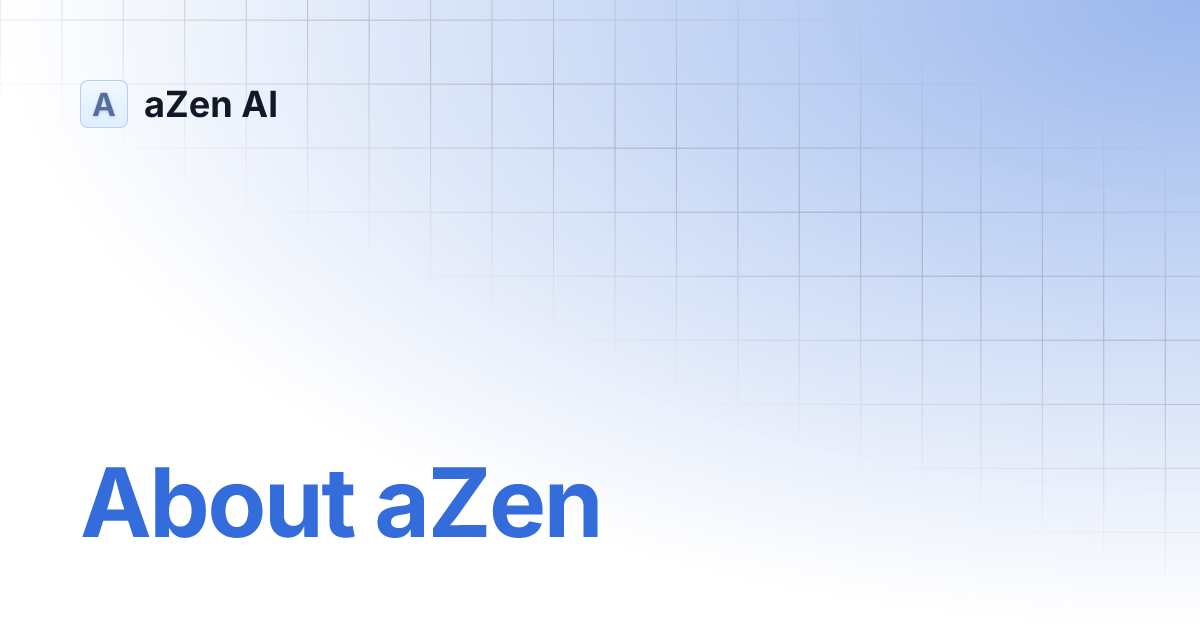 About aZen | aZen AI